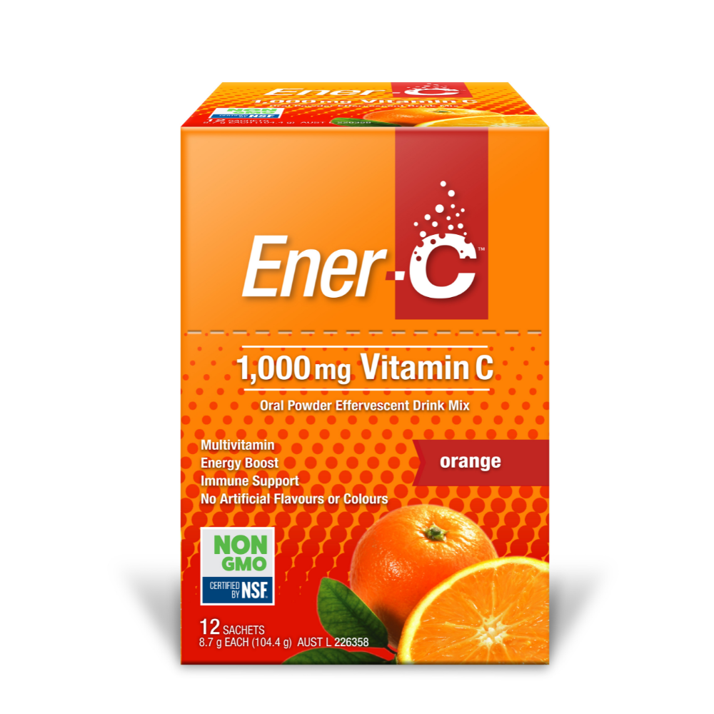 Ener-C 12 Sachets - Orange, Lemon & Rassbery flavours – Vital Everyday UK